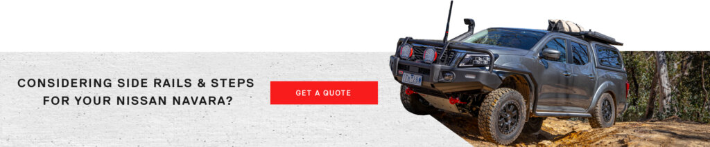 Side Rails & Side Steps for Nissan Navara 2021+ NP300 | ARB 4x4 Accessories