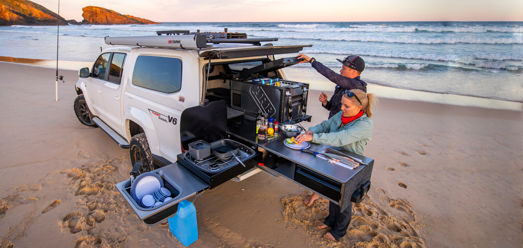 4x4 Slide Out Kitchens | ARB Kitchen Slides & Camp Kitchens